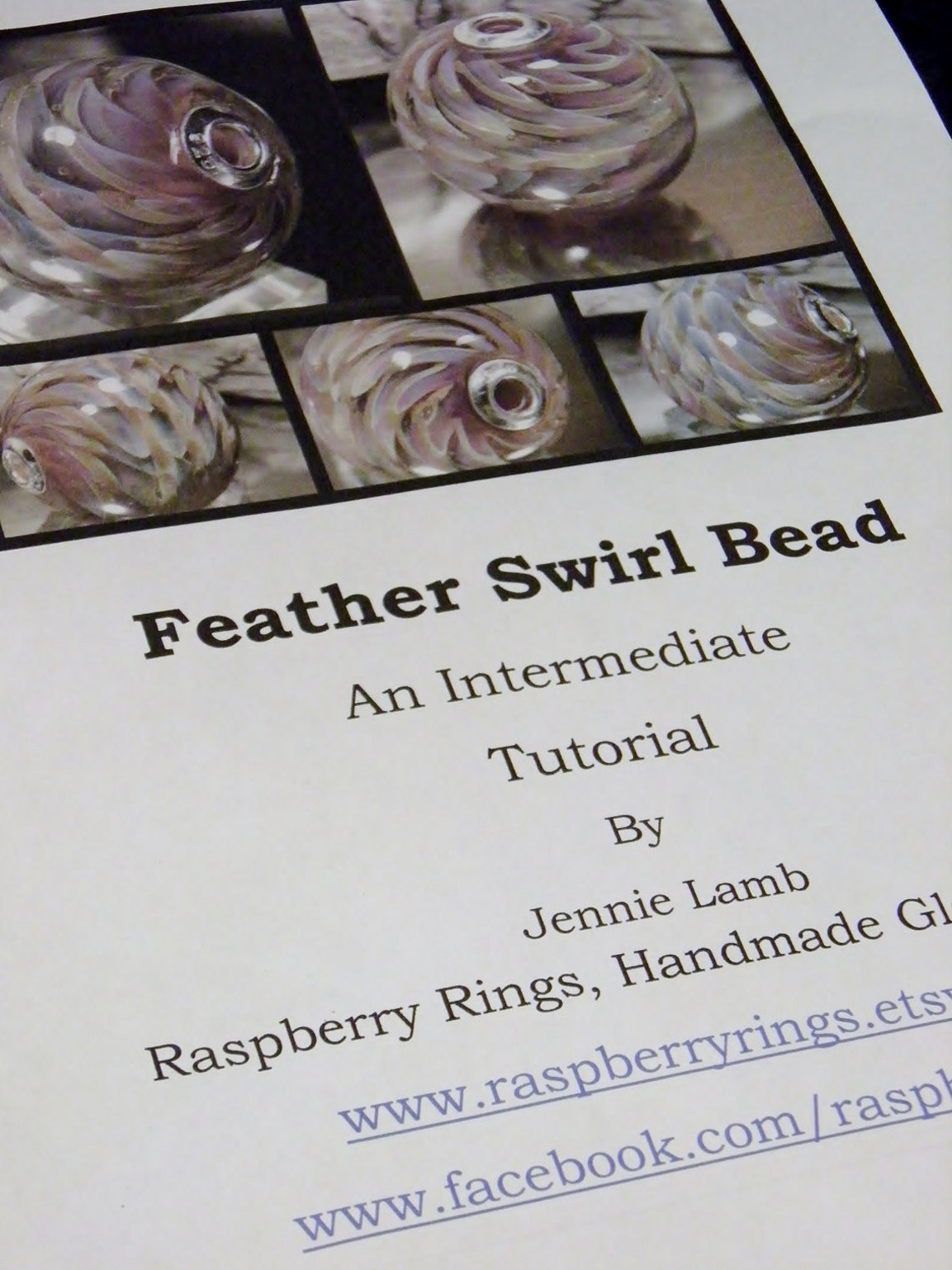 Goldstone Feather Swirl Tutorial for Lampworkers - Etsy