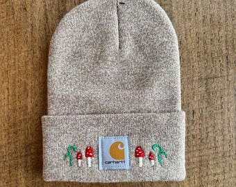 Hand Embroidered Stocking Cap - Etsy
