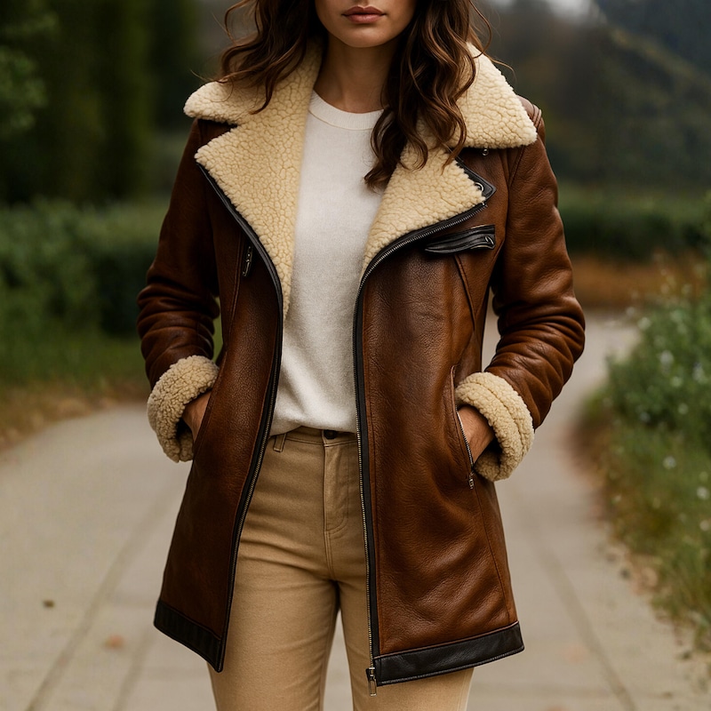 Women Skin Sheep Jackets - Etsy