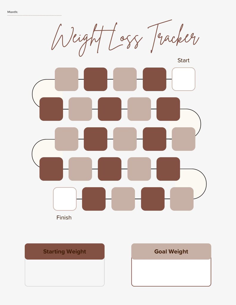 Printable 75 Hard Tracker - Etsy