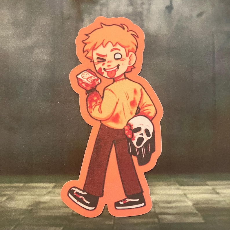 Horror Character Stickers - Etsy
