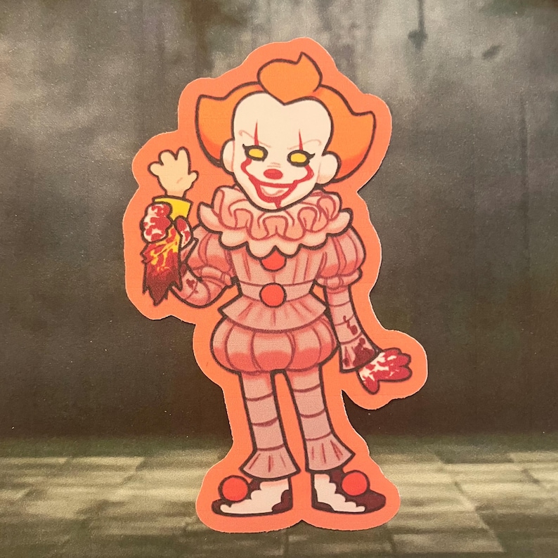 Horror Character Stickers - Etsy