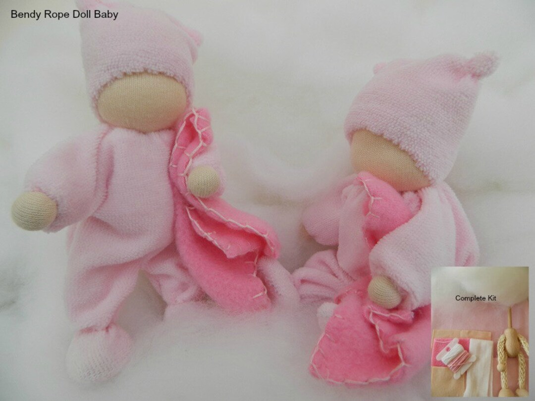 Bendy Rope Doll Digital - 14cm High When Completed. - Etsy