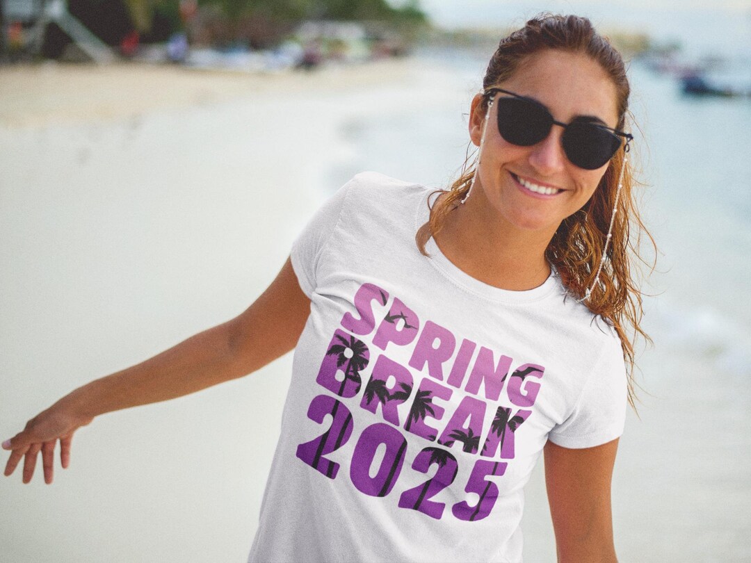 Custom Spring Break Shirt 2025 Beach Vacation Shirt for Family Friend ...