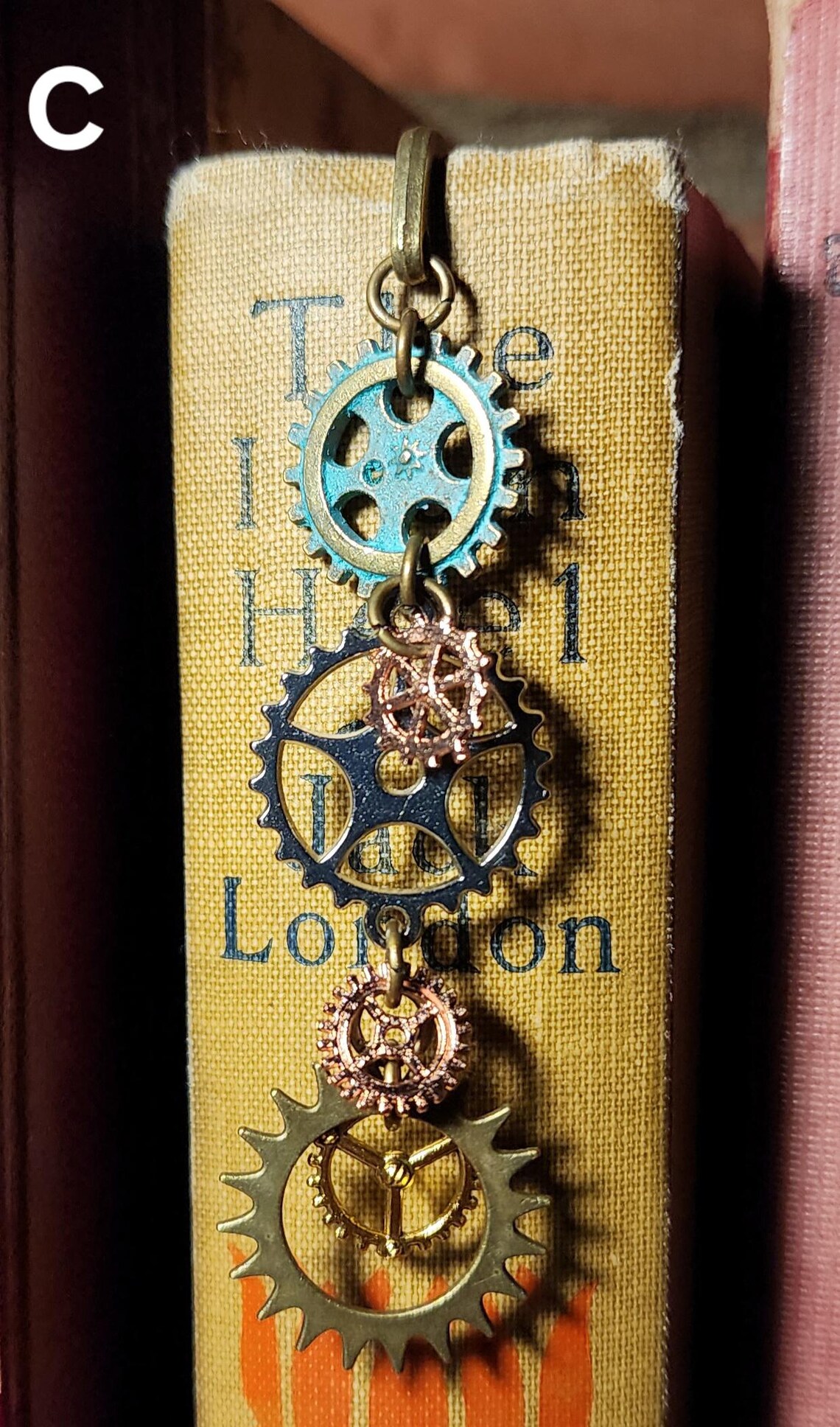 Steampunk Gear Bookmarks - Handmade Hook Bookmarks - Etsy
