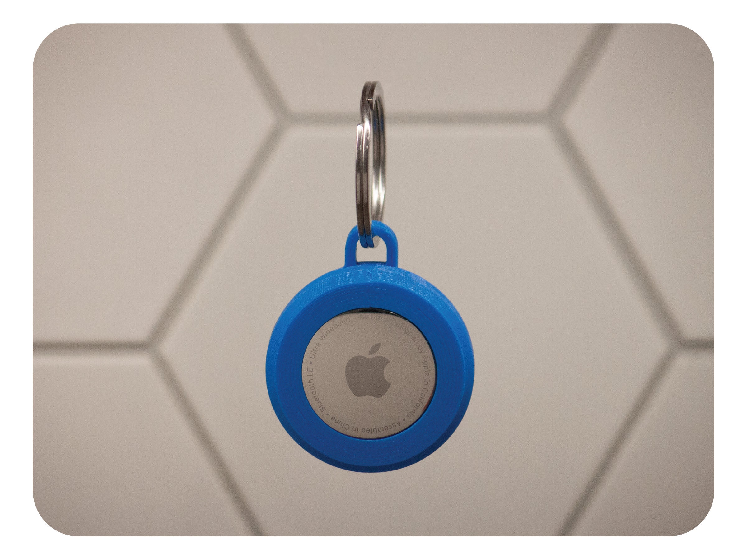 Personalized AirTag Keychain - 3D Printed With Custom Initial - Free ...