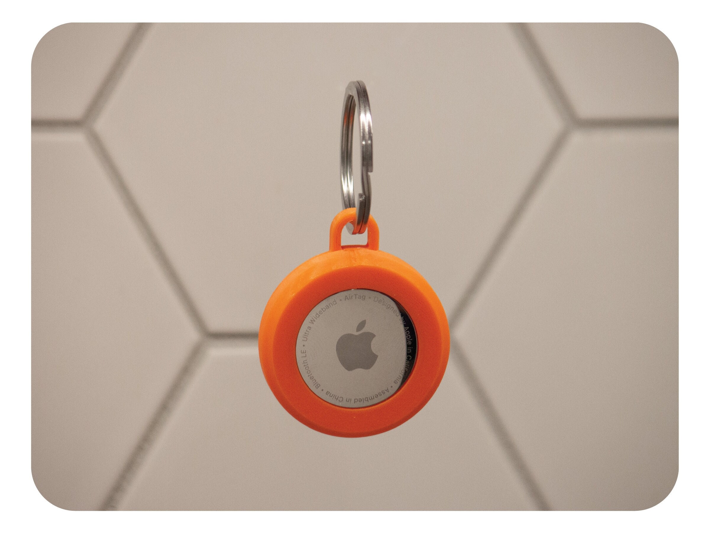Personalized AirTag Keychain - 3D Printed With Custom Initial - Free ...