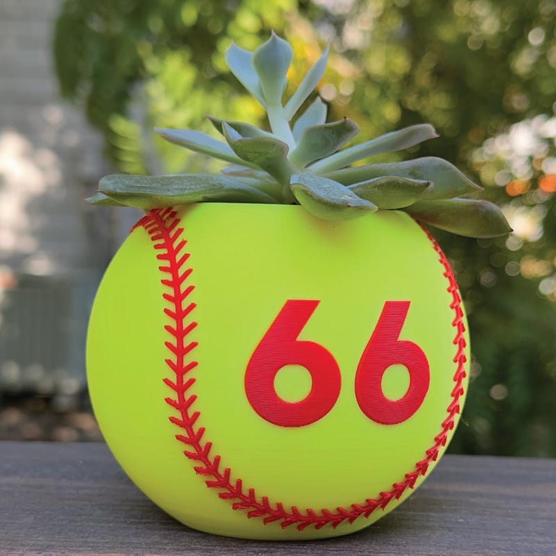Softball Centerpiece - Etsy