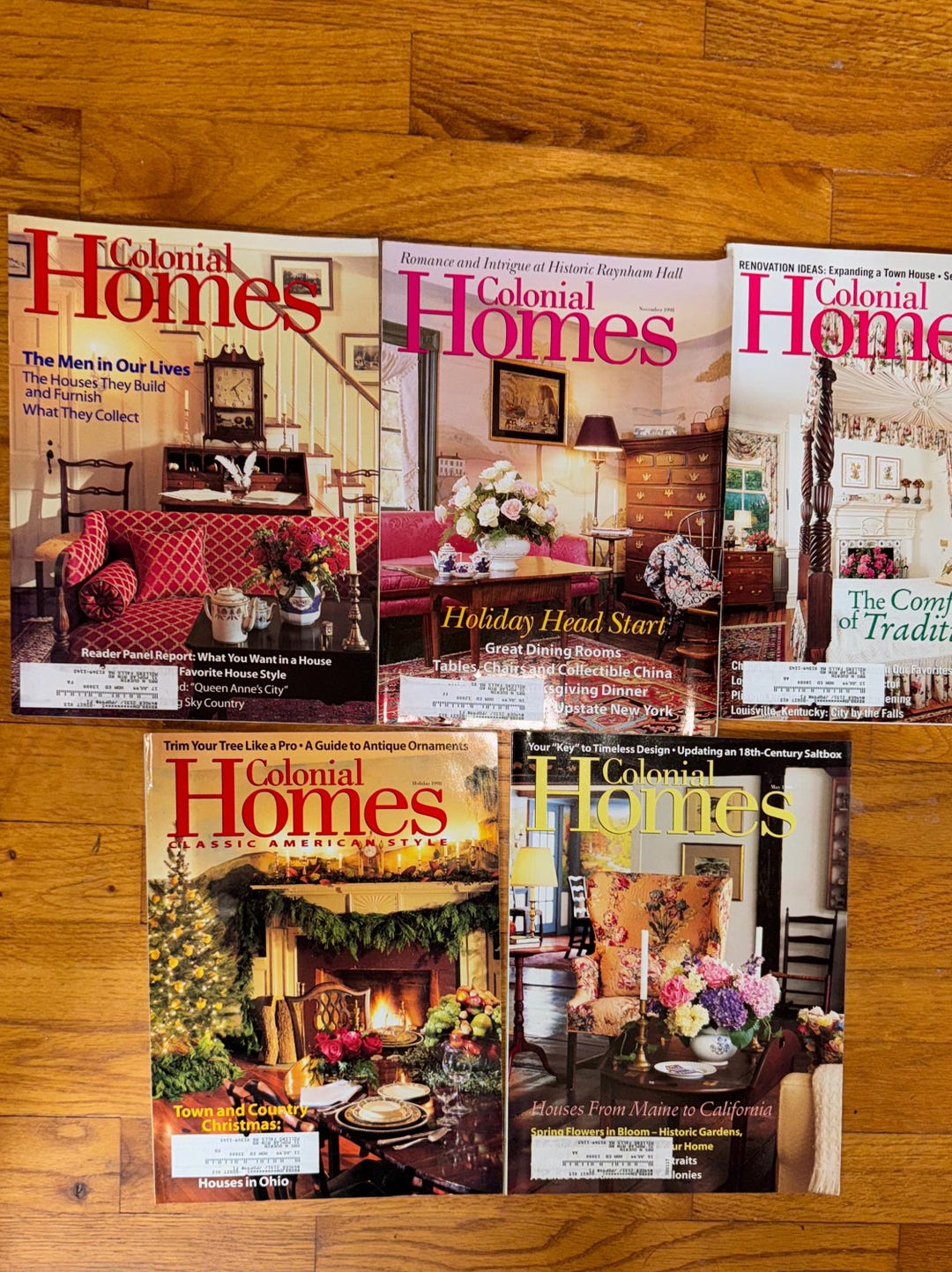 5 Vintage Colonial Home Magazines 1998 - Etsy