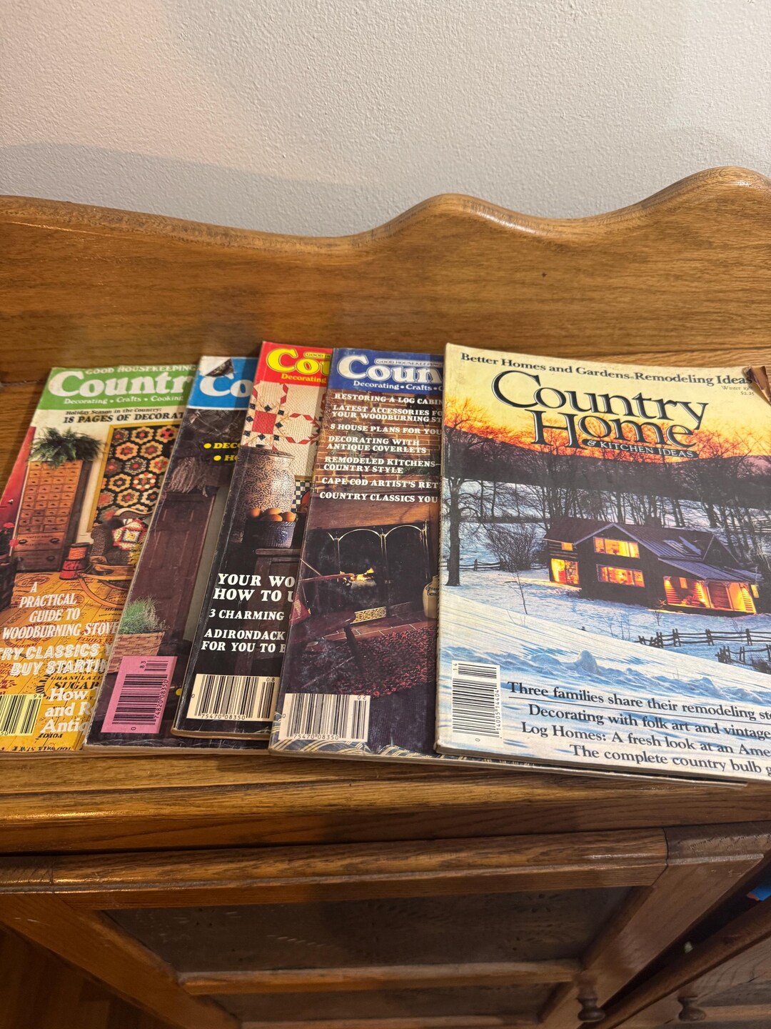 Vintage Country Living Magazine Set of 4 and Country Home Set of 1 ...