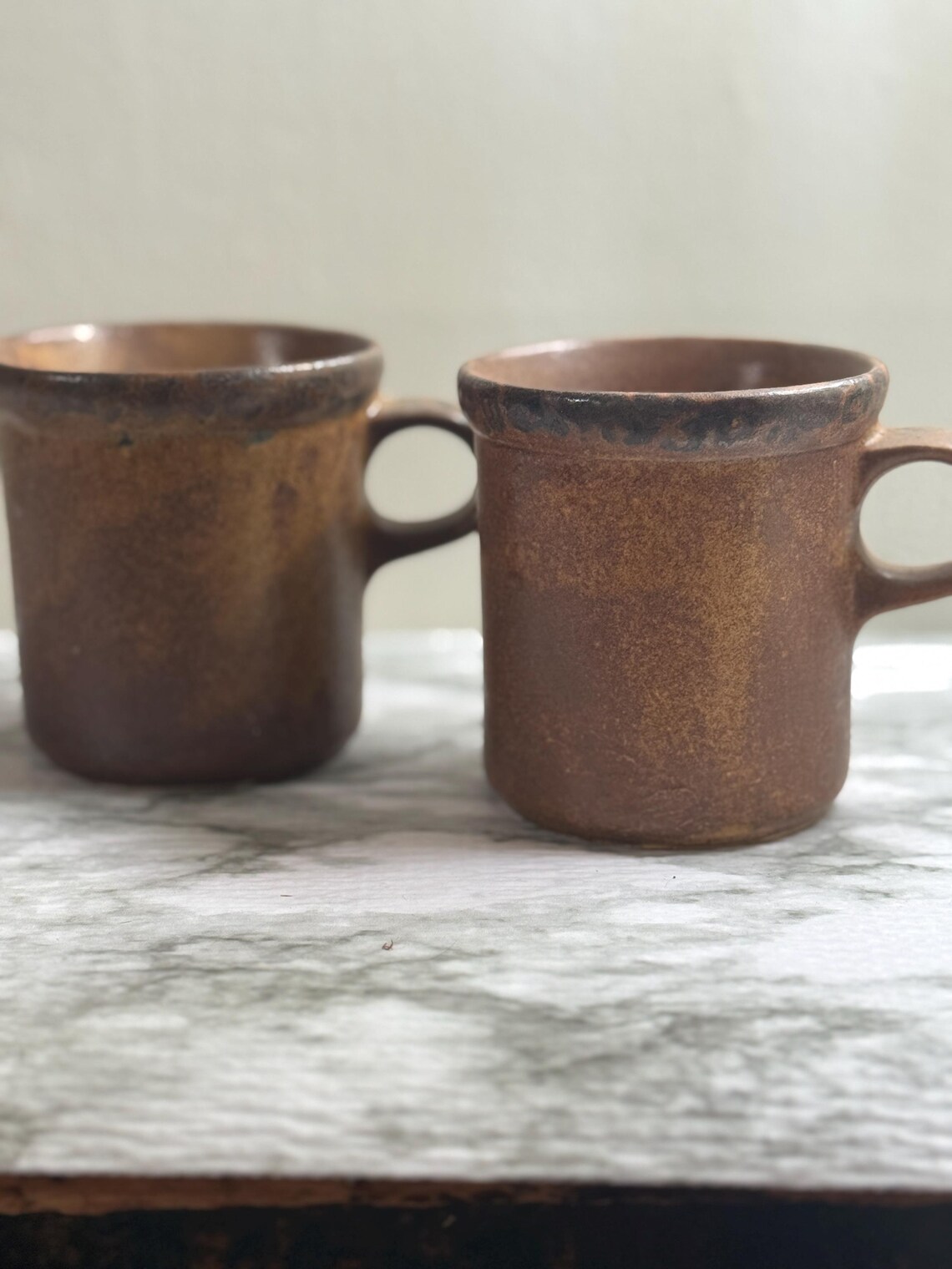 Pair of Vintage Mccoy Pottery Mugs - Etsy