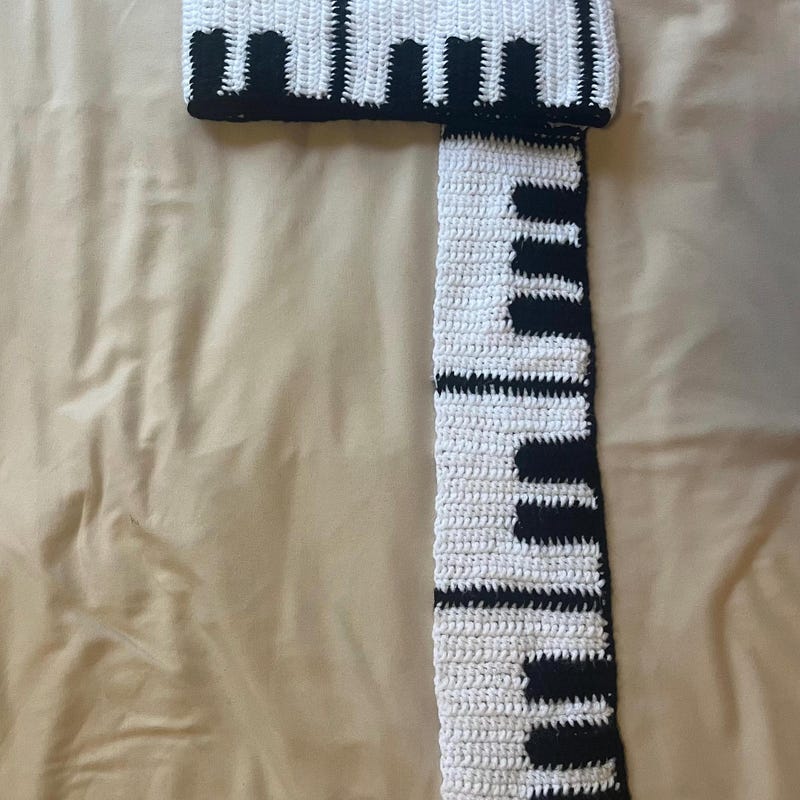 Piano Scarf - Etsy