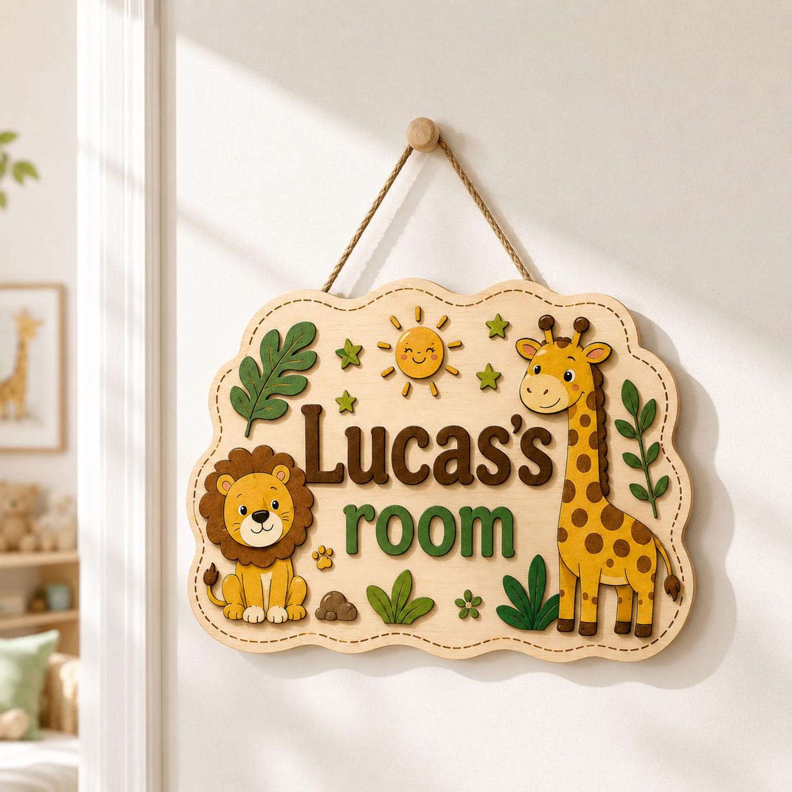 Custom Name for Children's Room,door Sign With Name,name Sign for Kids ...