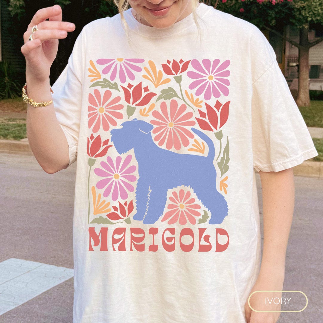 Custom Boho Schnauzer Shirt With Name, Personalized Gift for Dog Mom ...