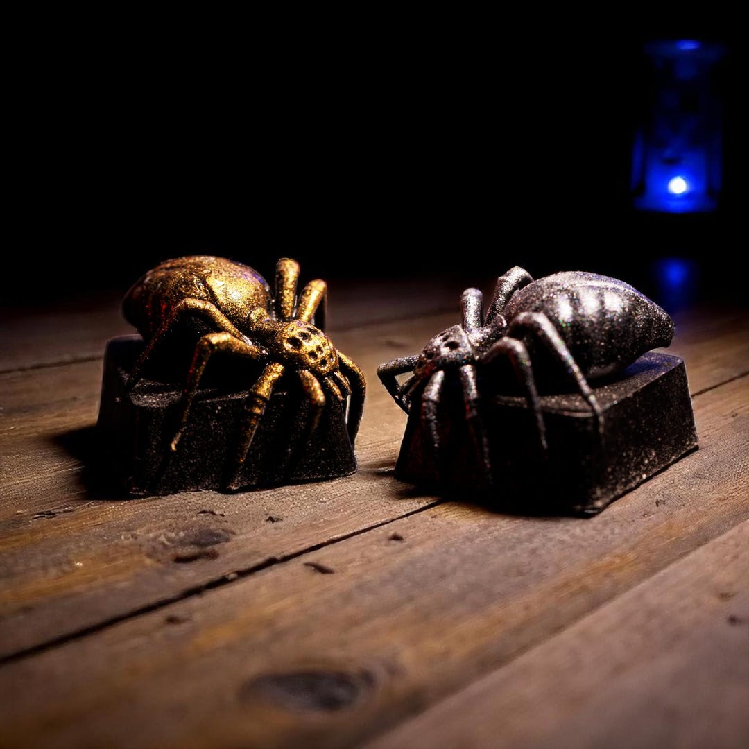 Mini Spider Resin Keycap, Creepy Cute Spider Keycap, Unique Gift for ...