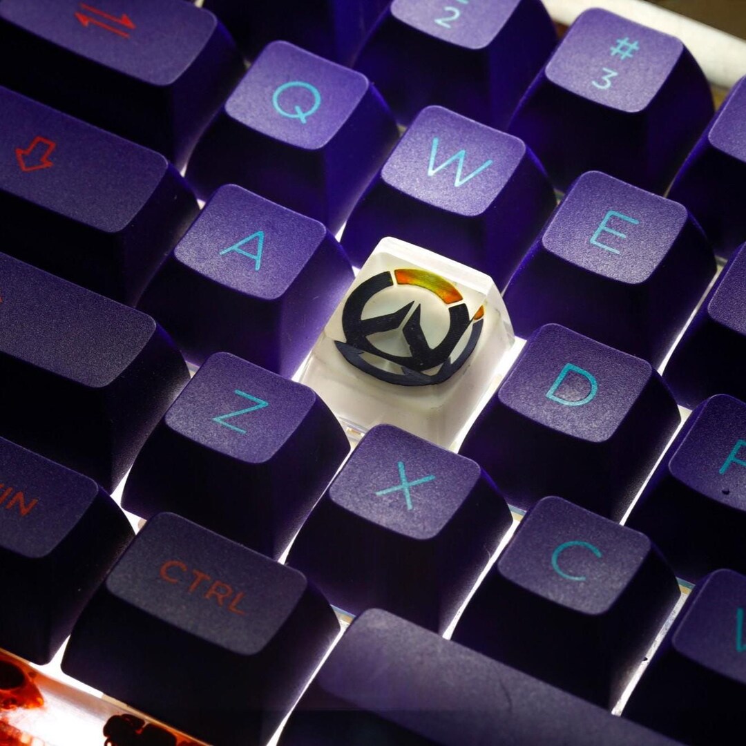 Custom Resin Keycap for Fans Hero Shooter Inspired Keycap Handmade ...