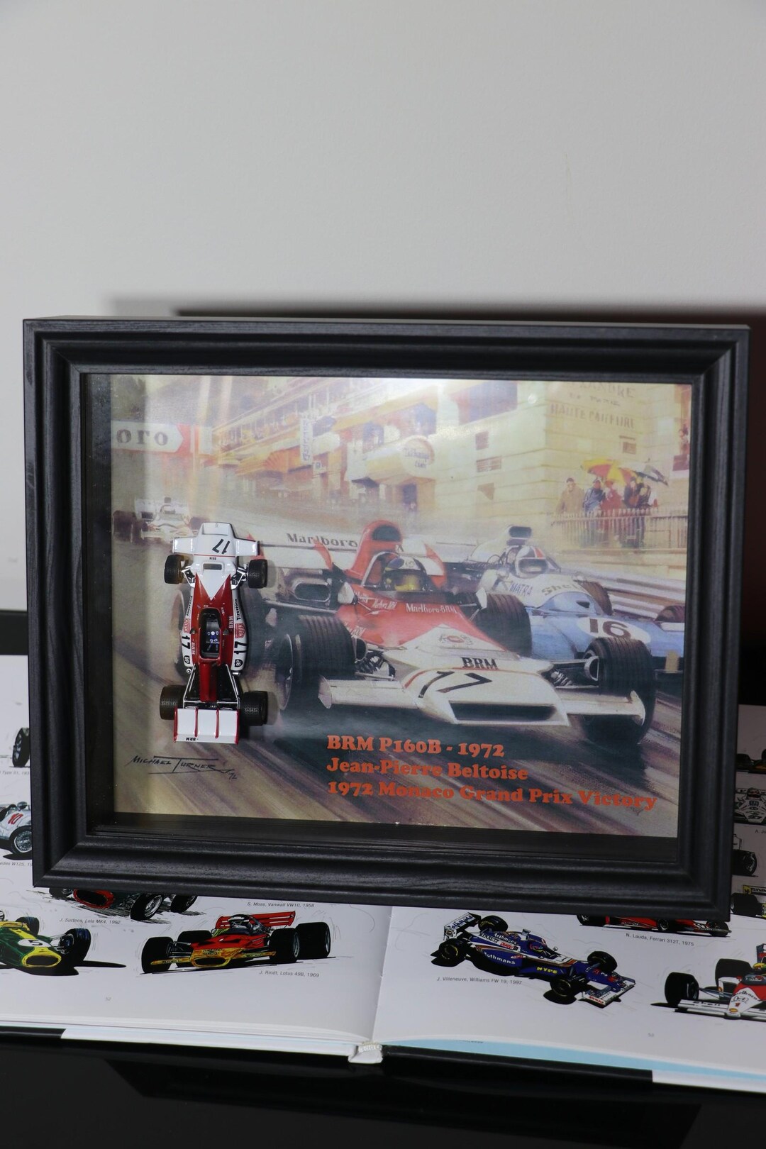 1:43 Diecast Model Frame 3D 2025 Cms Jean-pierre Beltoise - Etsy