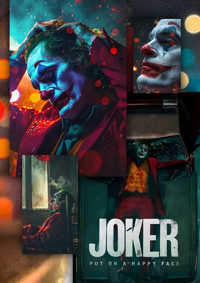 Joker Abstract PSD Art Set 4 Files – Chaotic Digital Download ...