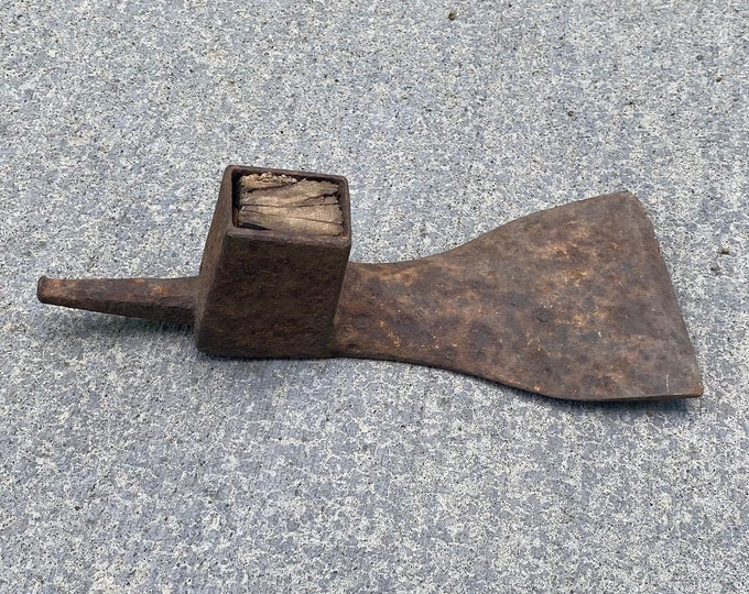 No. 4 - Antique Forged Iron Shipbuilder’s Adze - Carpenter's Adze ...
