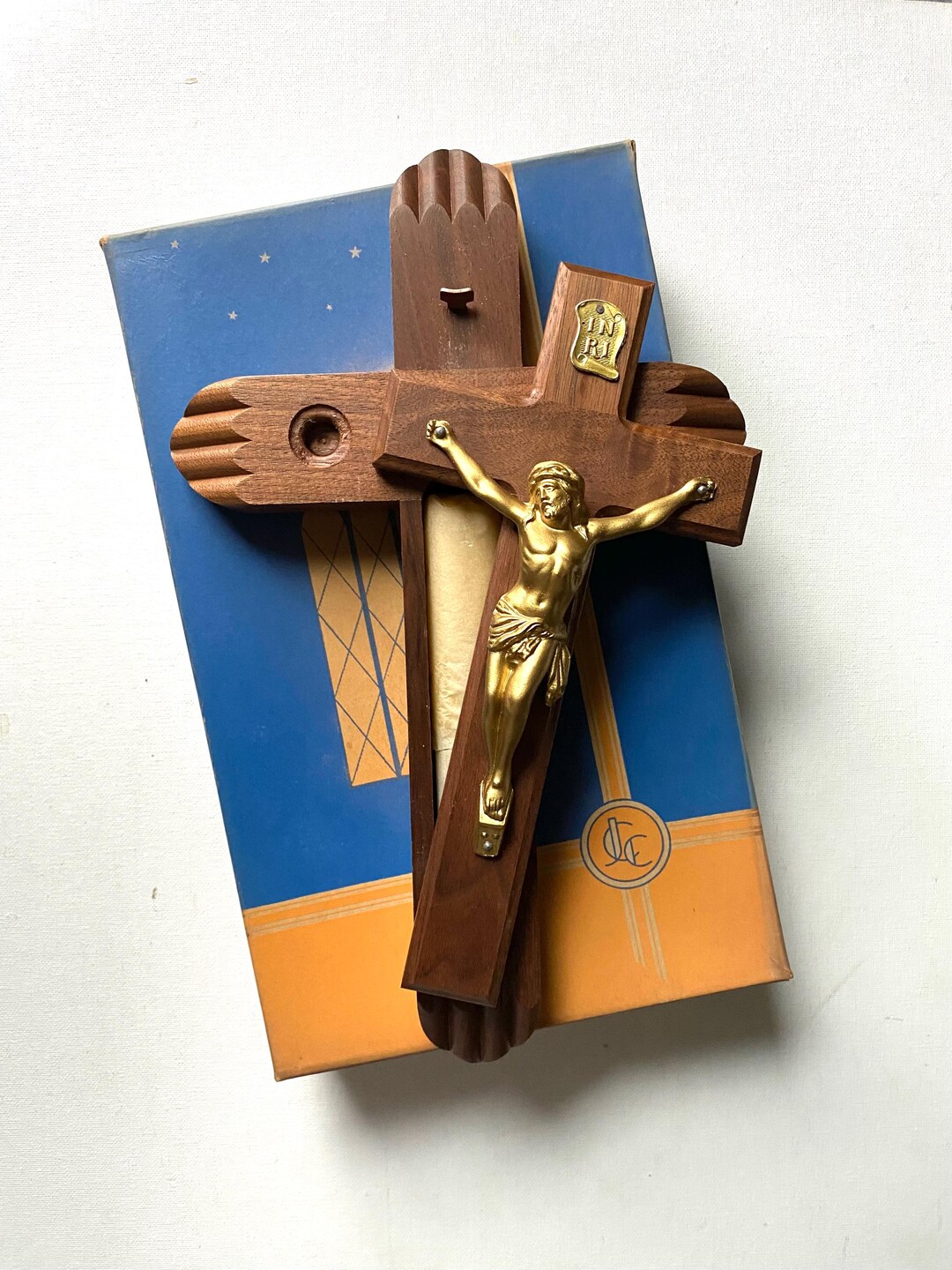 Vintage New Old Stock Sick Call Crucifix - Etsy