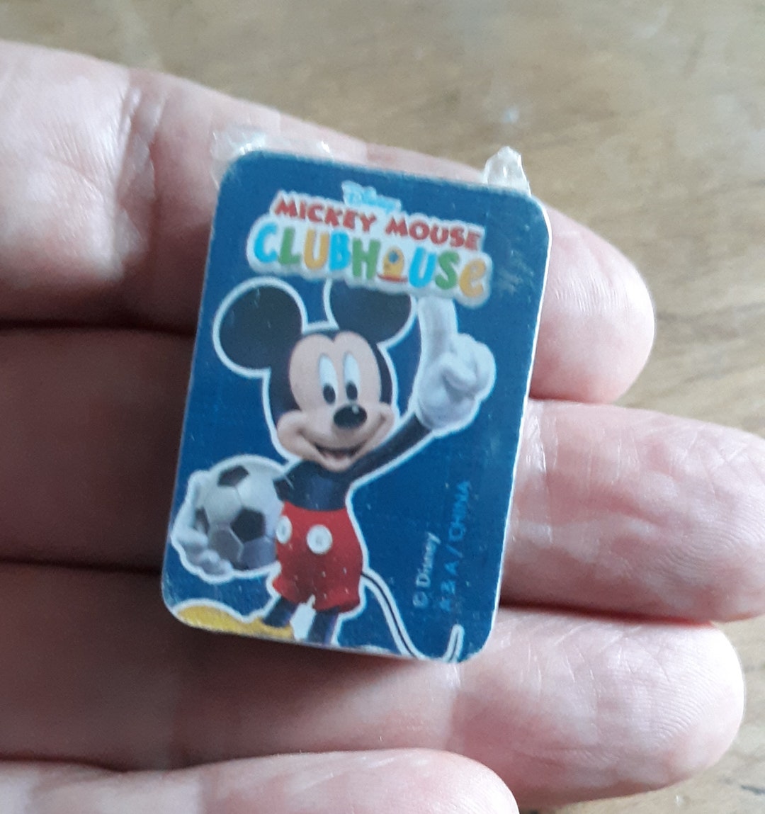 Vintage New in Wrapper Miniature MICKEY MOUSE CLUBHOUSE Memory Card ...
