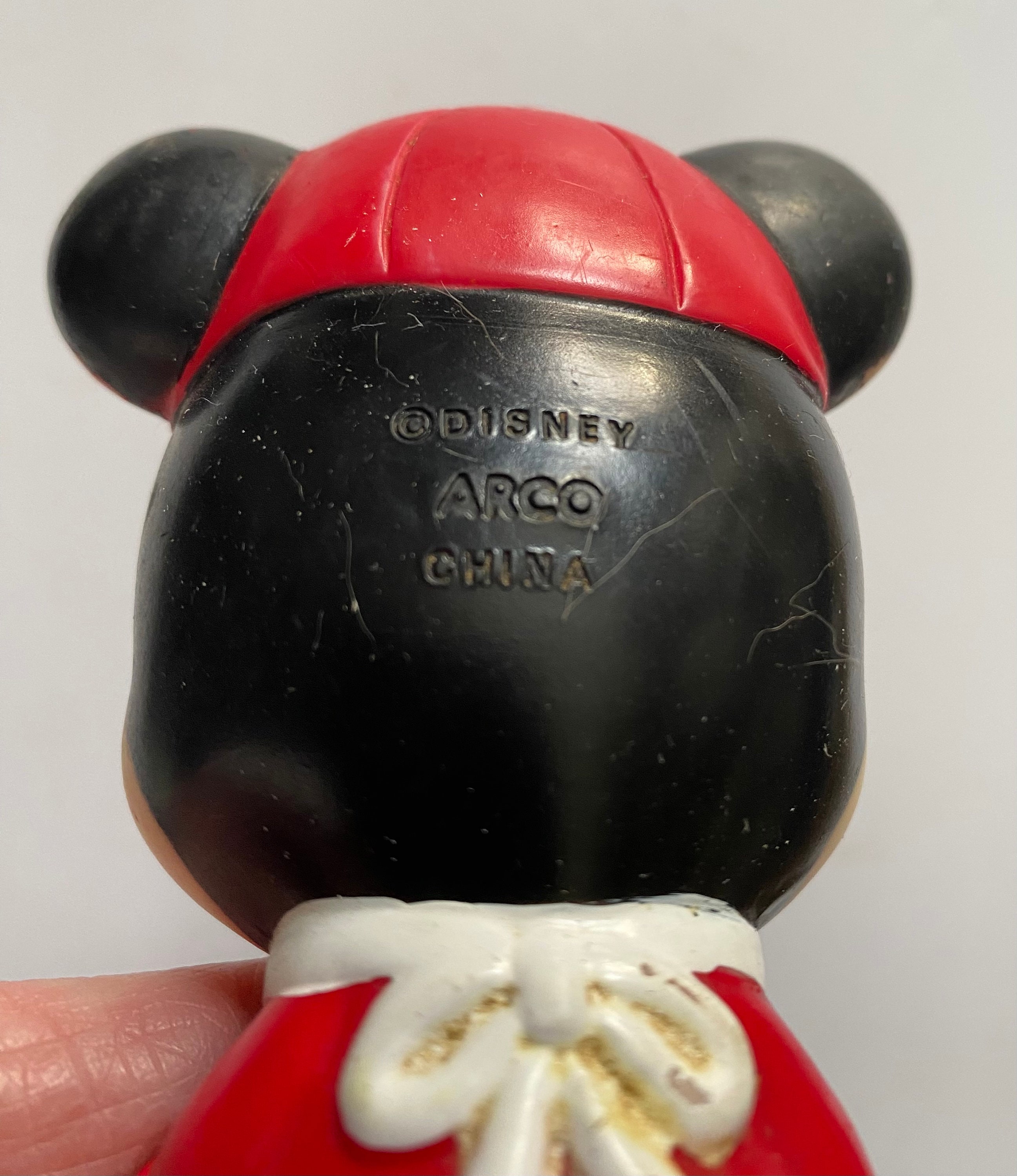 Vintage Walt Disney ARCO Mickey Mouse Squeaky Toy - Etsy
