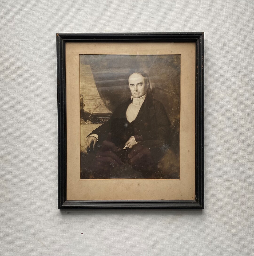 Daniel Webster by George Healy Early Photo Print From the National ...