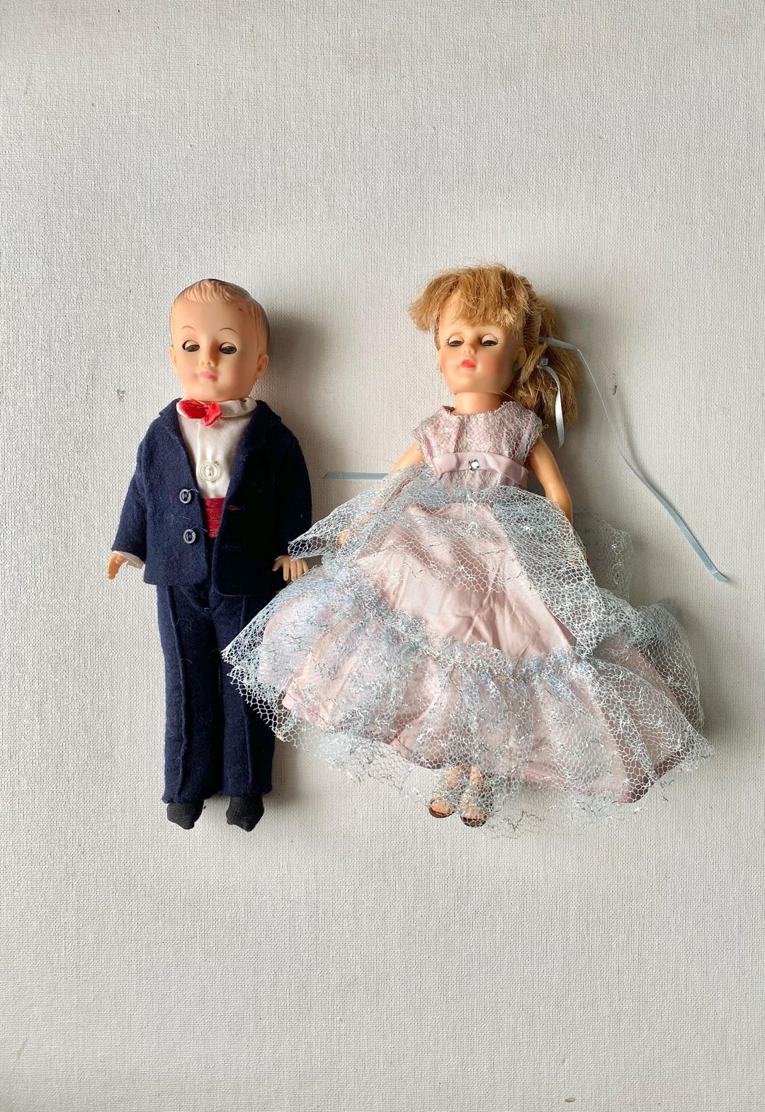 Vintage 10" Uneeda Twist Waist Fashion Doll With Vintage 10" Vogue Jeff ...