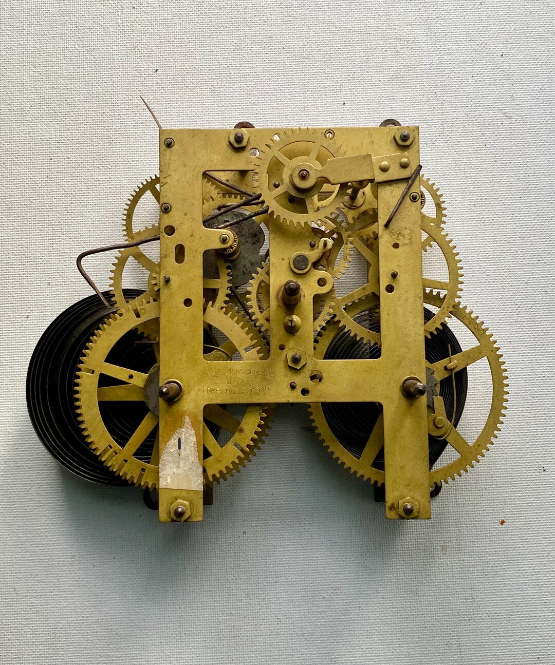 Antique Sessions Clock Movement - Working Condition - for Parts or ...