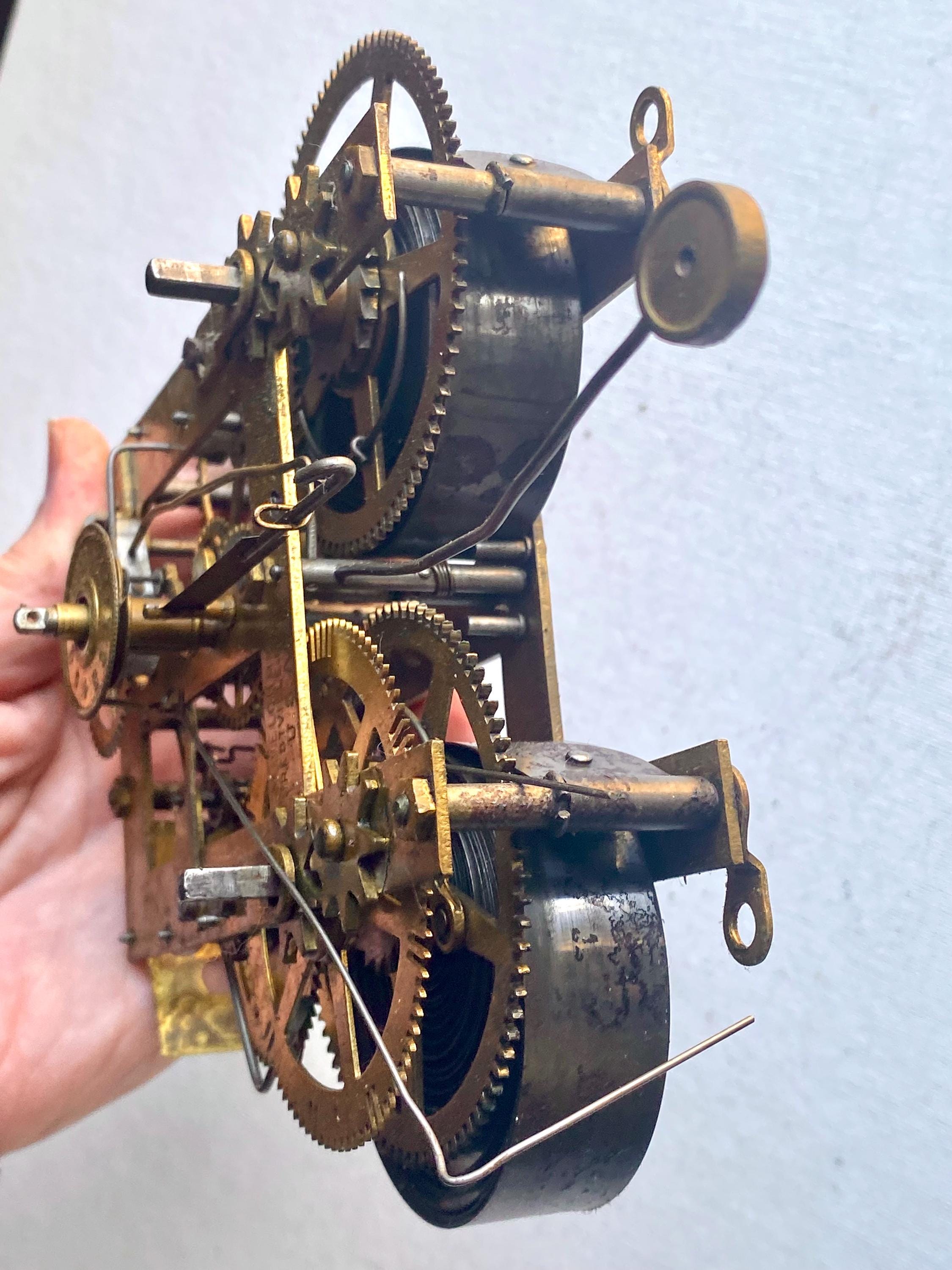 Antique E.N. Welch Clock Movement for Parts or Repair - E.N. Welch ...