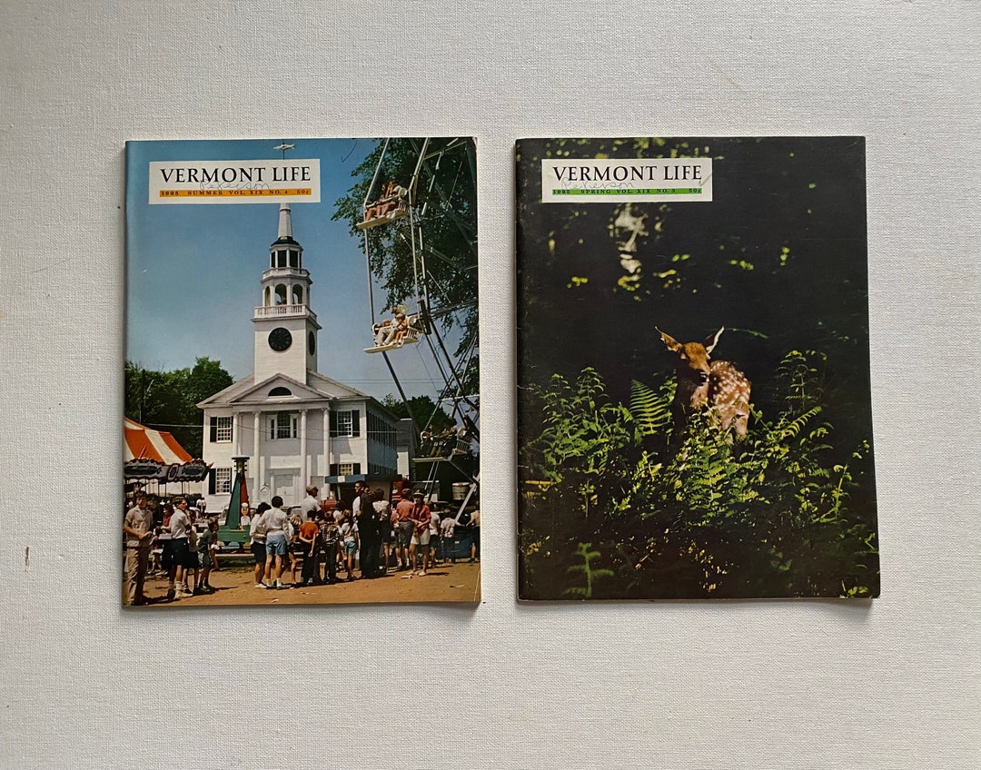 Two VERMONT LIFE Magazines Spring 1965 & Summer 1965 - Etsy