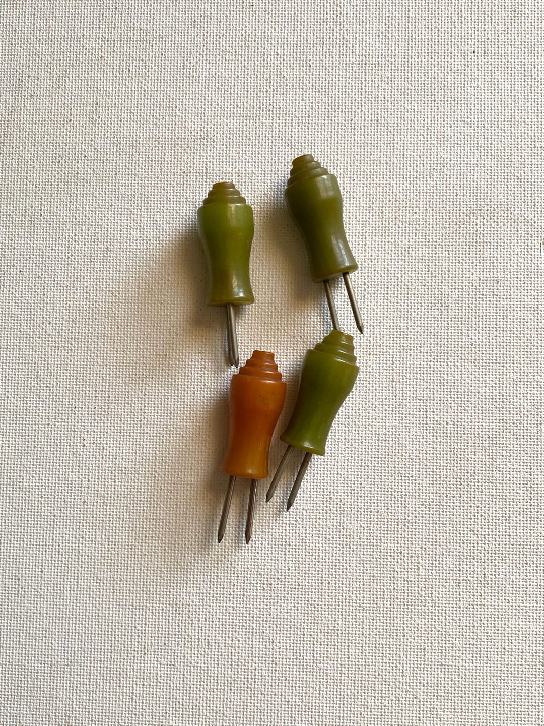 4 - Vintage Bakelite Corn on the Cob Skewer Handles - Etsy