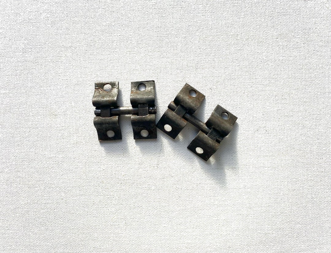 Pair Steel Antique Cast Iron Mirror Swivel Hinges - Mirror Mounting ...