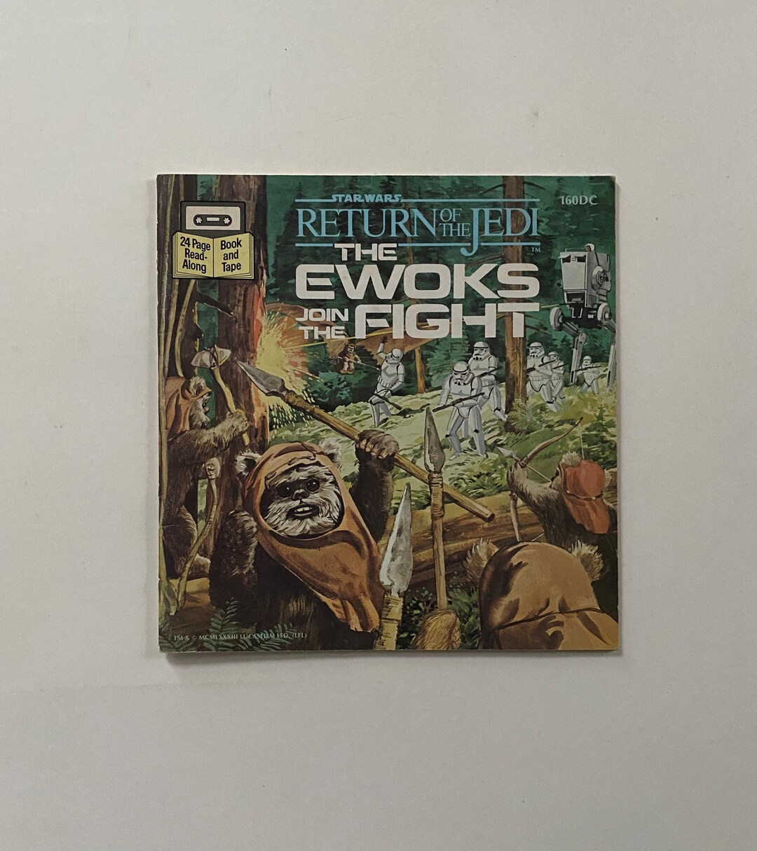 1983 Star Wars Return of the Jedi the Ewoks Join the Fight Read Along Book only No Tape - Etsy
