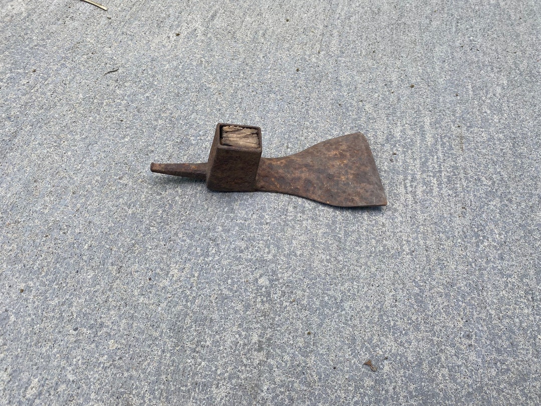 No. 4 - Antique Forged Iron Shipbuilder’s Adze - Carpenter's Adze ...
