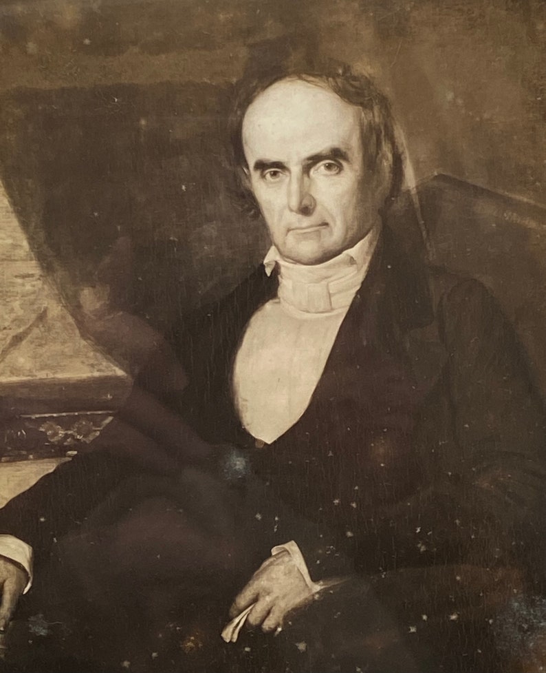 Daniel Webster by George Healy Early Photo Print From the National ...