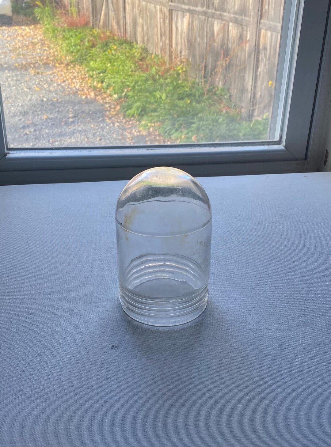 Vintage 5” Heavy Duty Clear Glass Safety Cage Light Globe - 9-S-SK-3136 ...