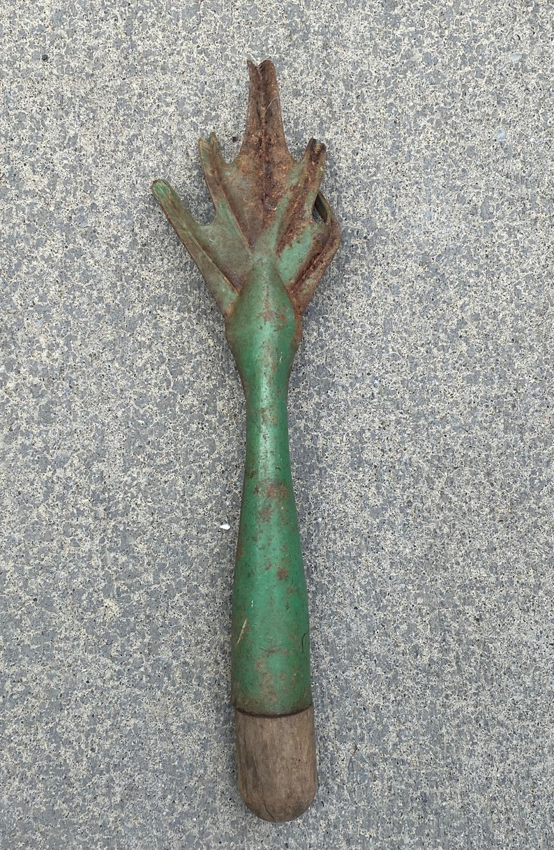 Choice Vintage Hand Held Metal Garden Cultivator Tool Garden Cultivator ...