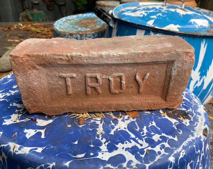 Antique TROY, New York Clay Brick - Etsy