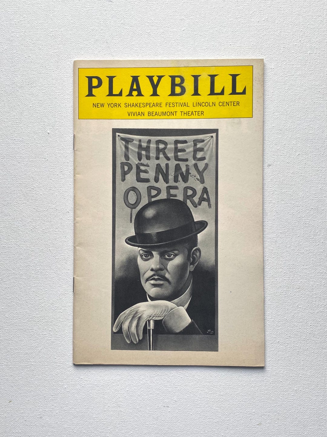 July 1976 Three Penny Opera Playbill - Raul Julia - New York ...
