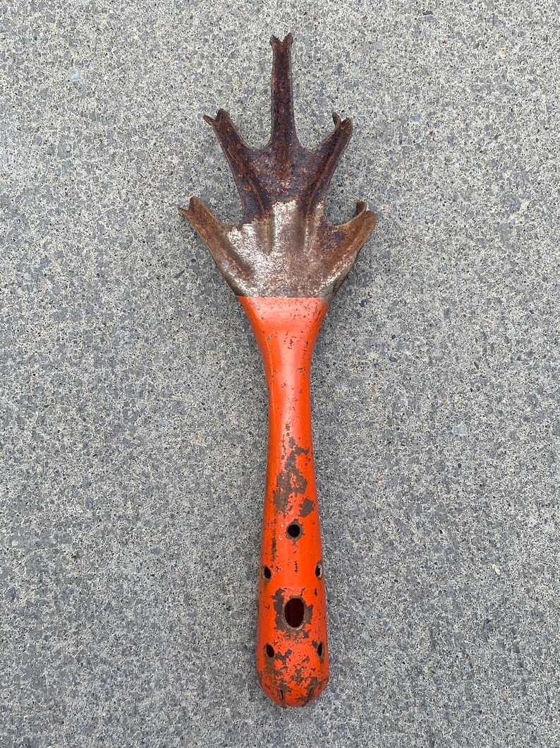 Choice Vintage Hand Held Metal Garden Cultivator Tool Garden Cultivator ...