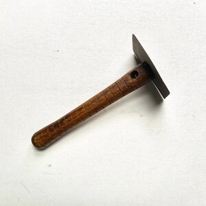 Early 18th Century (?) Hand Forged Wrought Iron Primitive Wood Handled ...