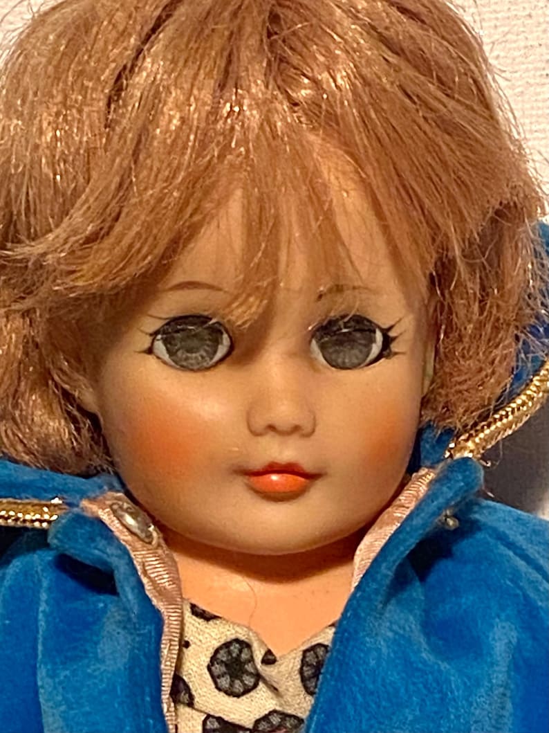 Vintage 10" Uneeda Suzette Doll - Hard Vinyl Head and Body - Beautiful ...