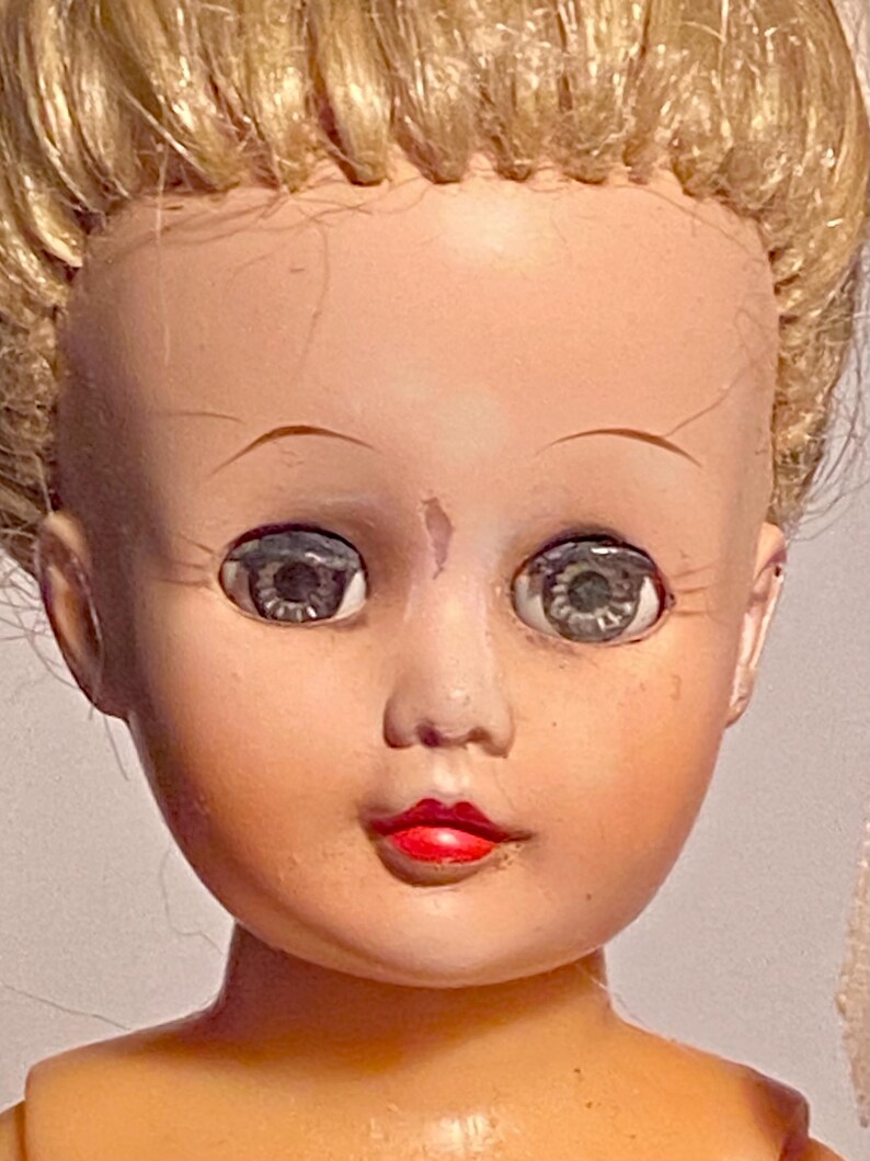 Vintage 10" Uneeda Suzette Doll - Hard Plastic Twist Waist Body - Vinyl ...