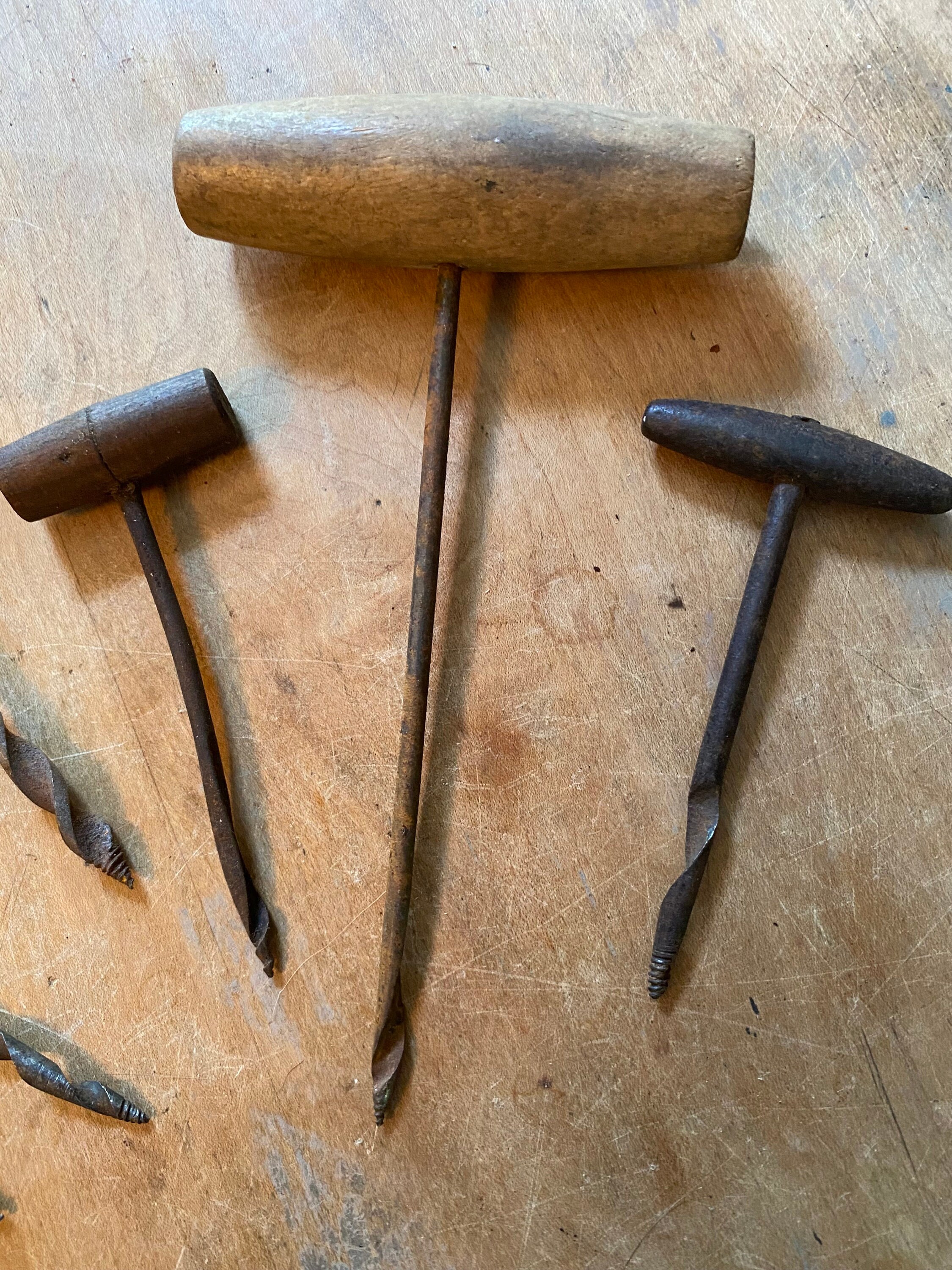 6 - Antique Drill Tip Awls - 2 With Solid Metal Handles - Etsy