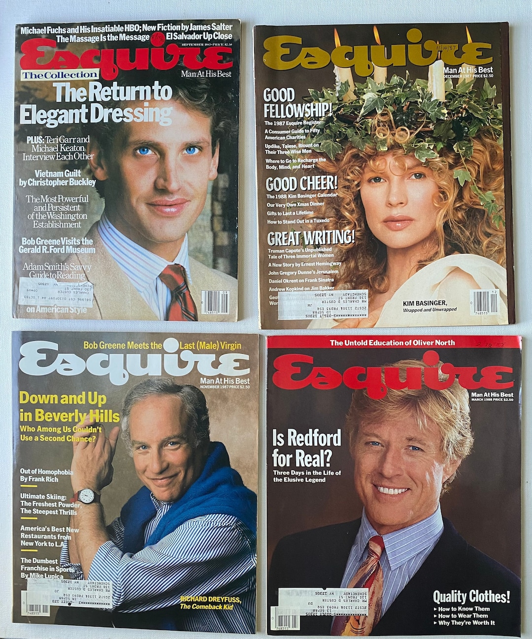 4 - Vintage Issues of ESQUIRE Magazine - Lot 2 - Etsy