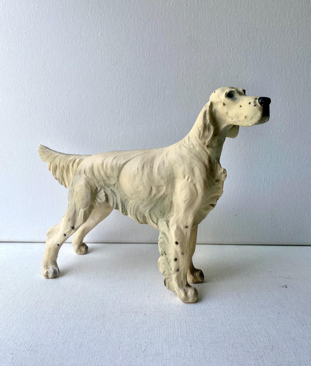 Rare 1940’s Jan Allan Chalkware English Setter Dog Figurine - 5 1/4 ...
