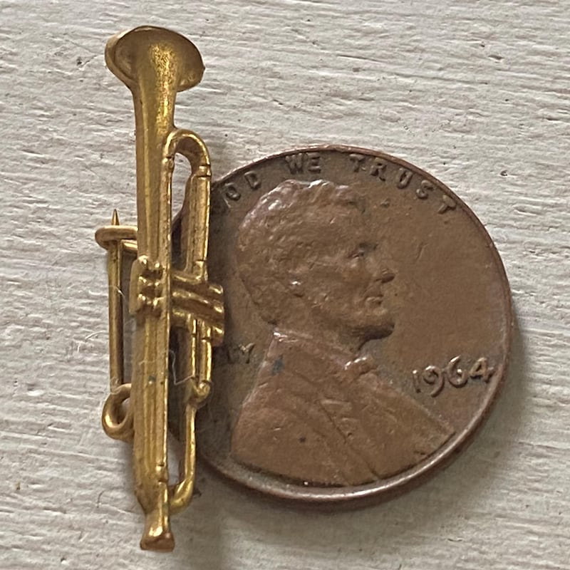 Trumpet Pin - Etsy