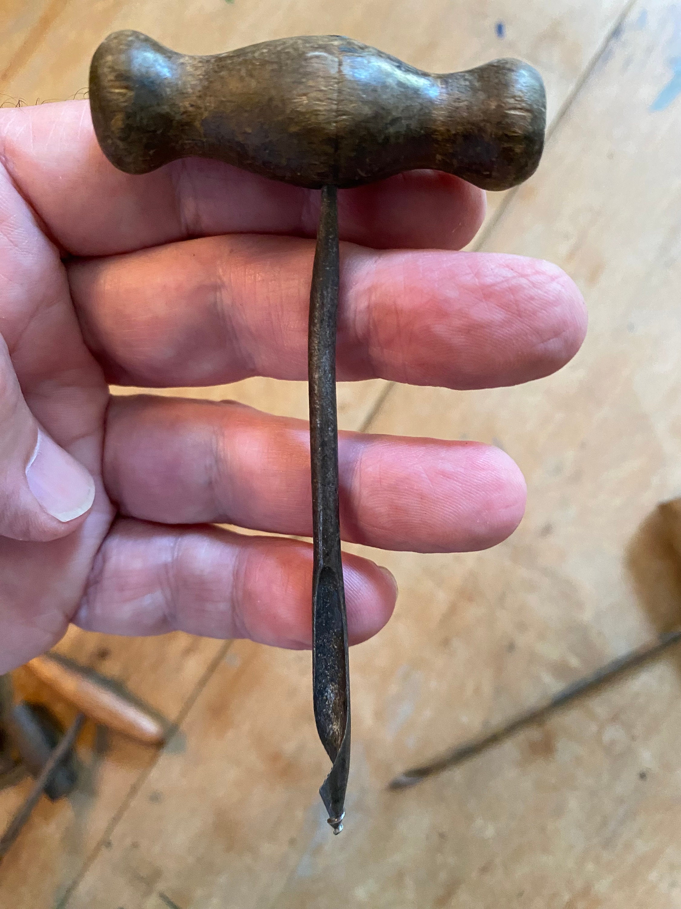 6 - Antique Drill Tip Awls - 2 With Solid Metal Handles - Etsy