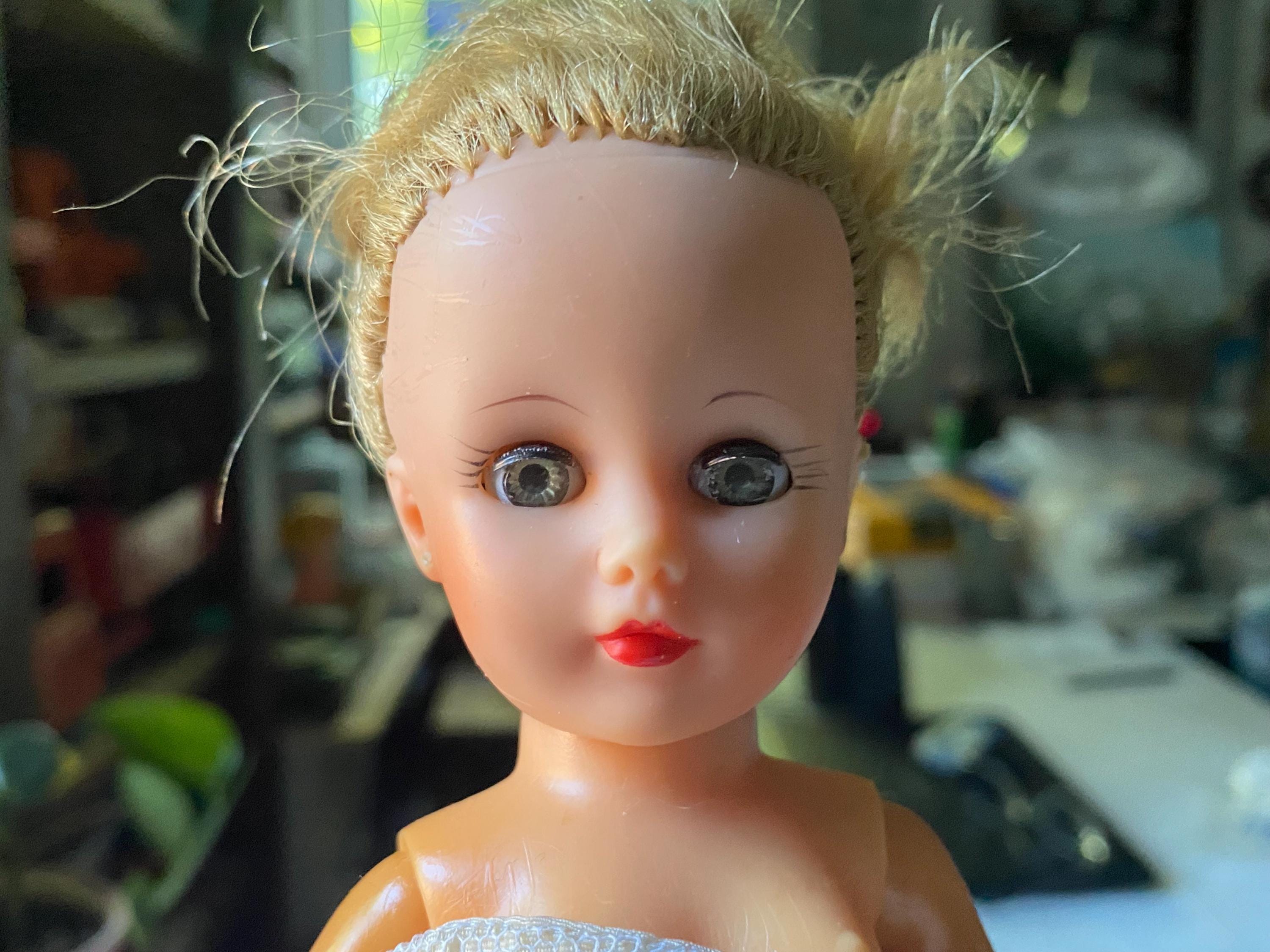 Vintage 10" Uneeda Suzette Doll - Hard Plastic Twist Waist Body - Vinyl ...